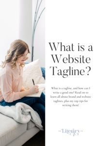 What is a Website Tagline?